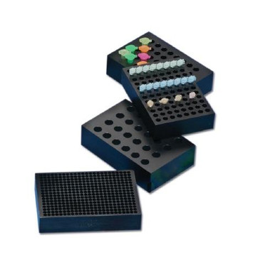 Block Aluminum 40 Holes For 0 5 Ml Tubes 15 Holes For 1 5 Ml Tubes