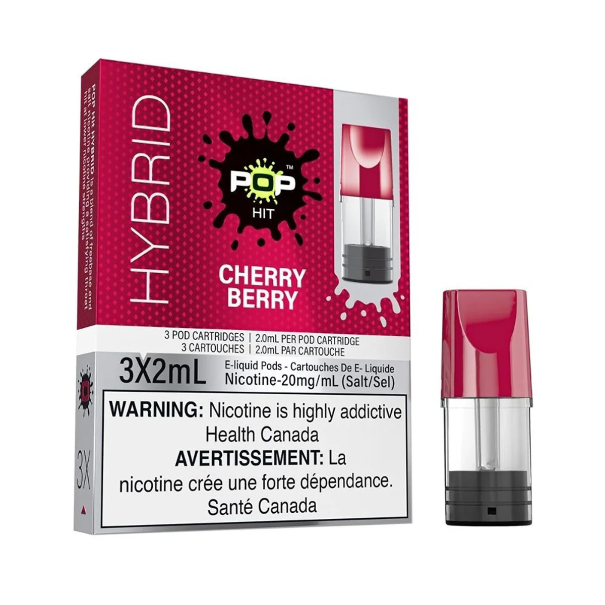 Pop Hit Hybrid Pods Cherry Berry 20mg(ON)