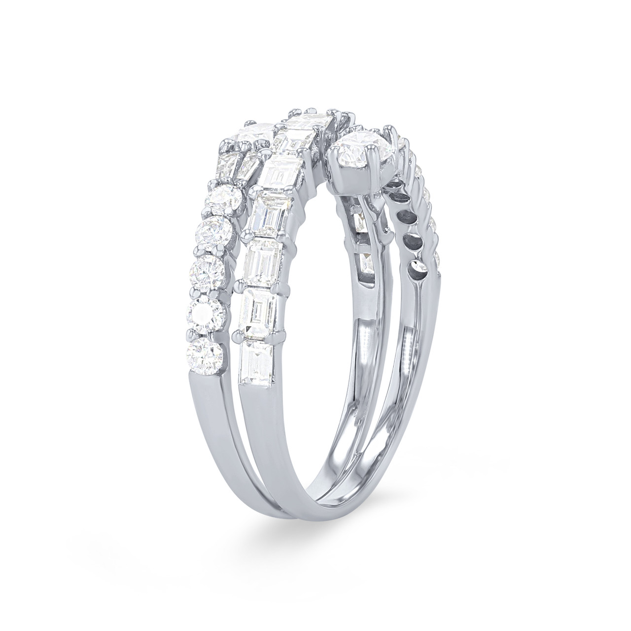 Fancy Diamond Bypass Ring