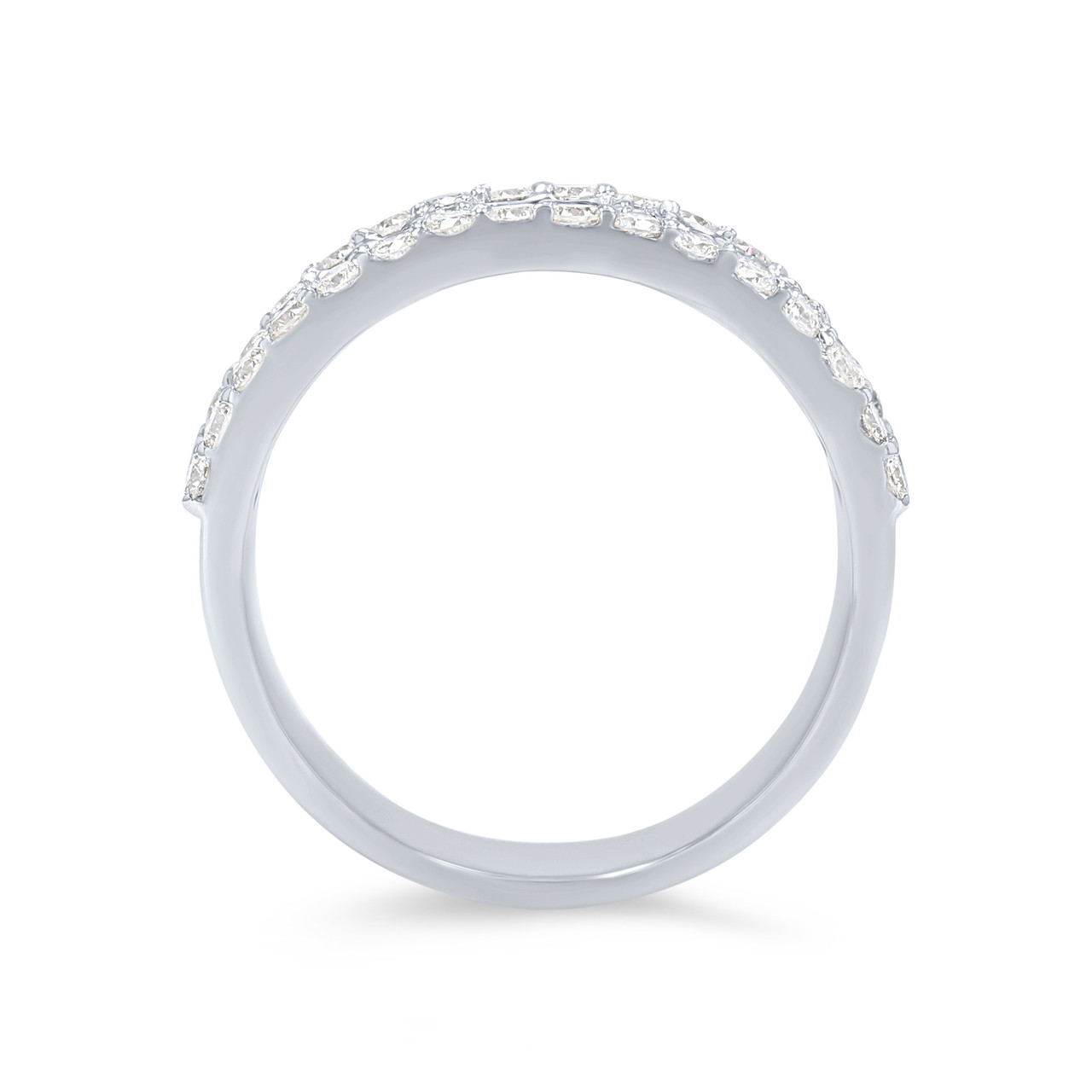 Mixed Shape Diamond Inset Ring