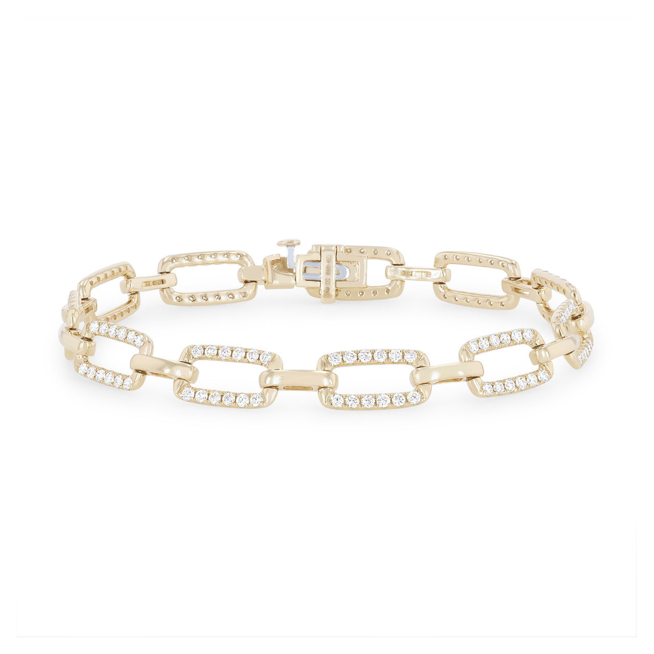 Chain Link Diamond Bracelet