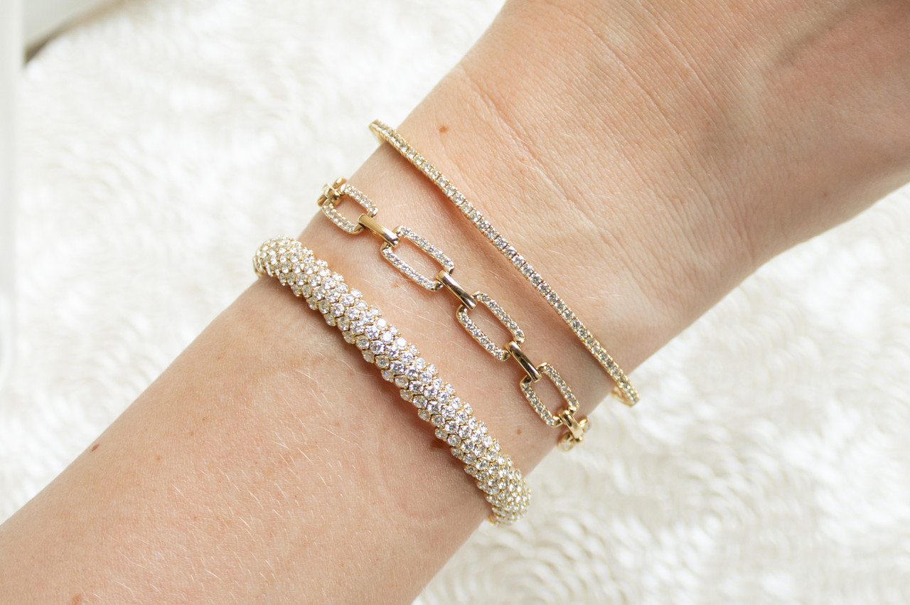 Chain Link Diamond Bracelet