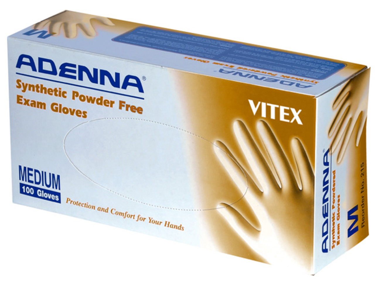 Adenna Vitex Stretch Vinyl Powder Free Exam Gloves 1000 Case Drug Testing For Less