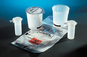 Capitol Vial Split Specimen Foil Top Collection Kit 100/CS - Drug ...