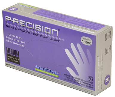 Adenna Precision Violet Nitrile Exam Gloves Powder-Free