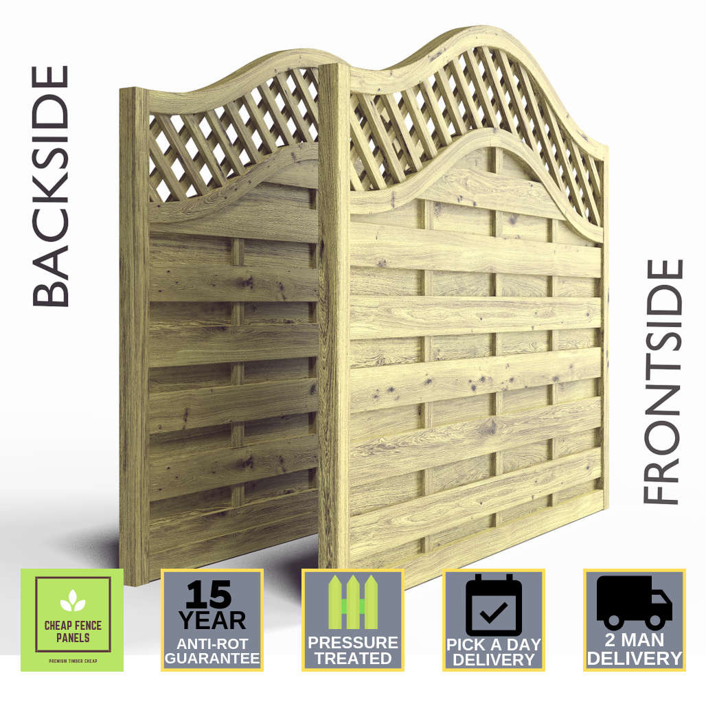 6x6 Decorative Fence Panel | Cheap Fence Panels