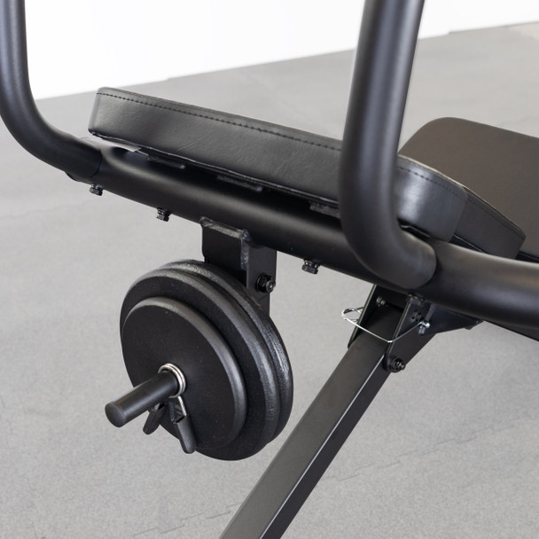 Best Fitness Semi-Recumbent Ab Bench BFAB20B - Ab Machines