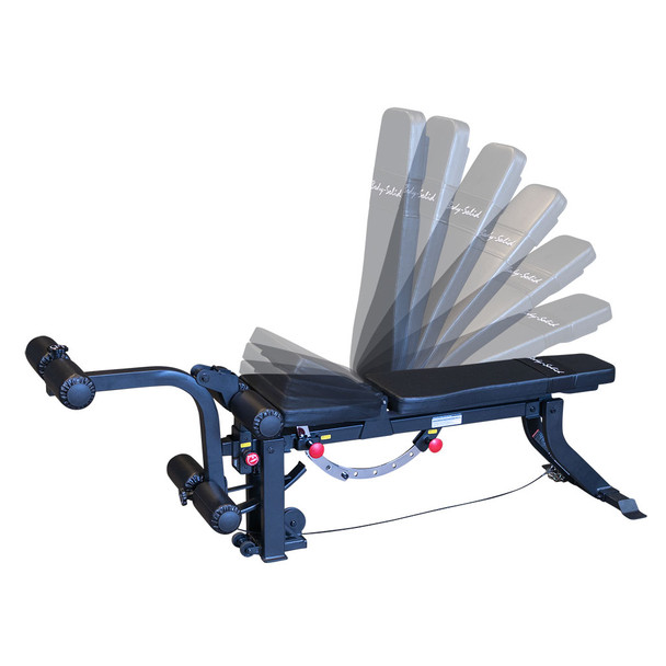 Body-Solid GLEG Leg Ext / Curl Bench Attachment - Weight Benches