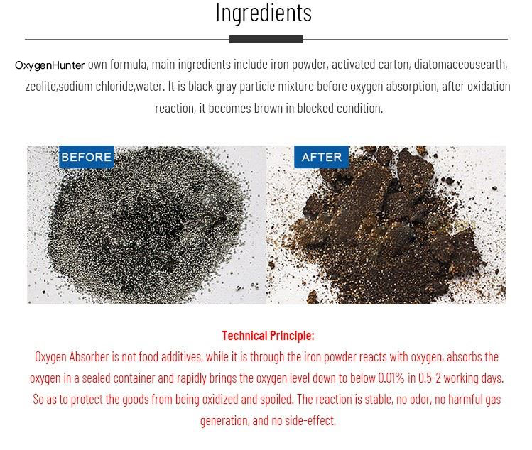 Oxygen Absorber ingredients - OxygenHunter