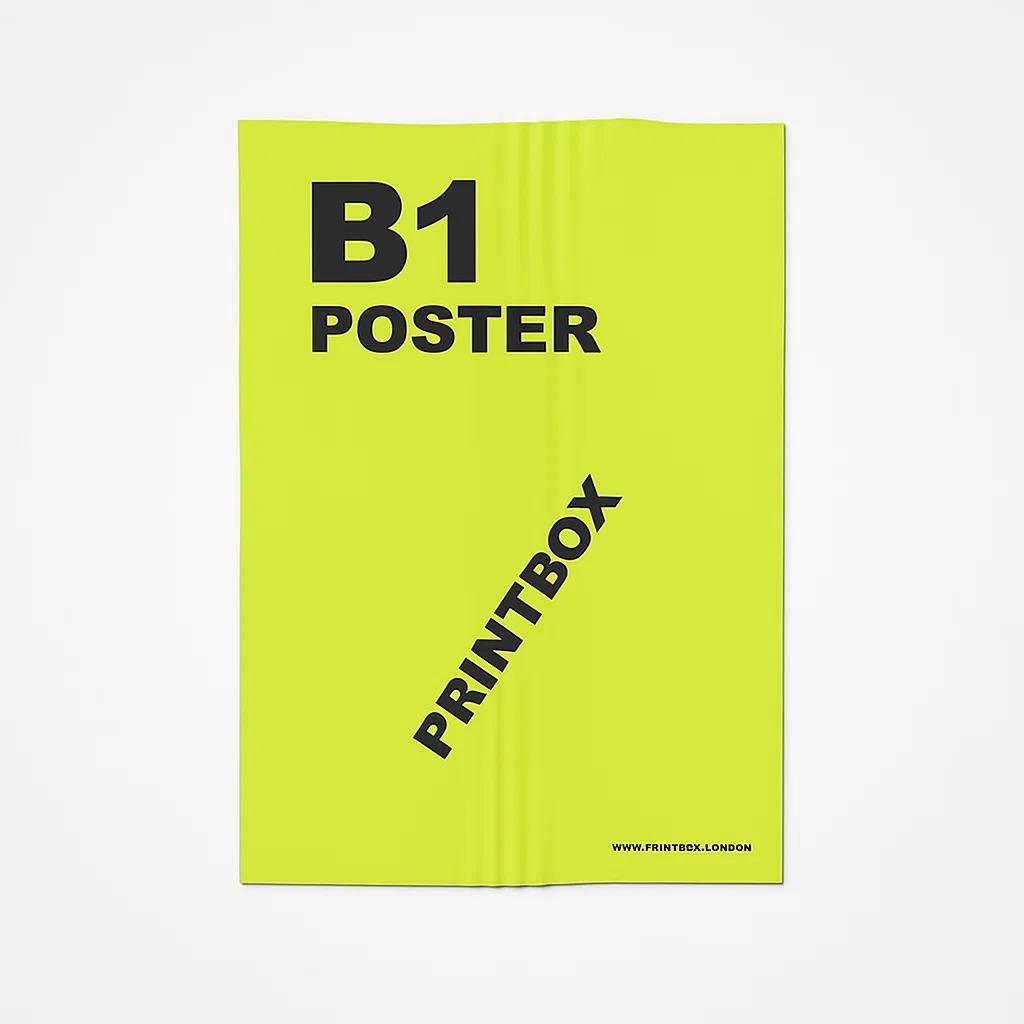 Same day cheapest B1 posters printing in London | PRINTBOX