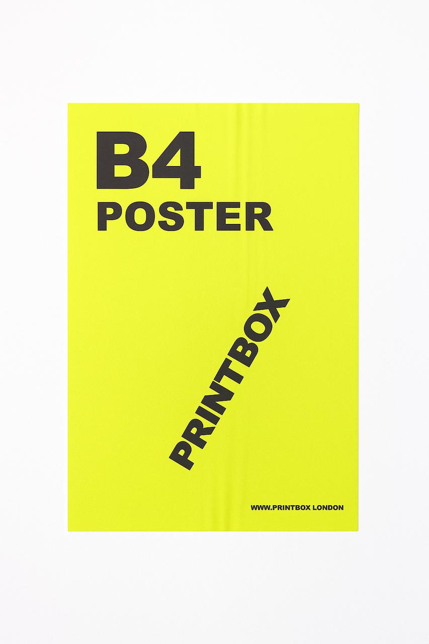 Same day cheapest B4 posters printing in London | PRINTBOX
