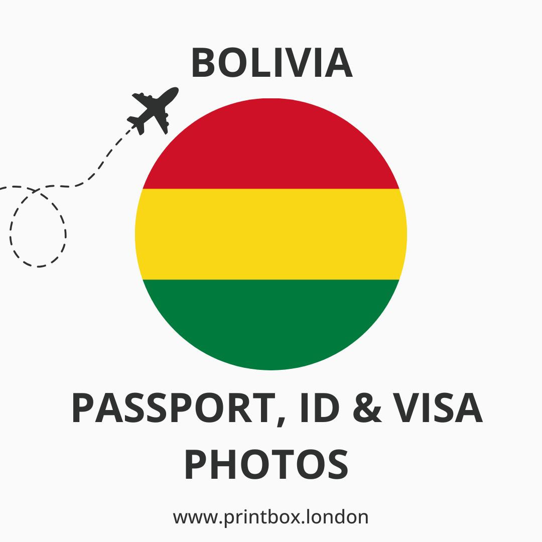 Bolivia Passport, Visa & ID Photos in London | PRINTBOX