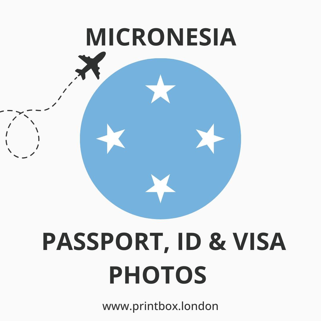 Micronesia Passport, Visa & ID Photos in London | PRINTBOX