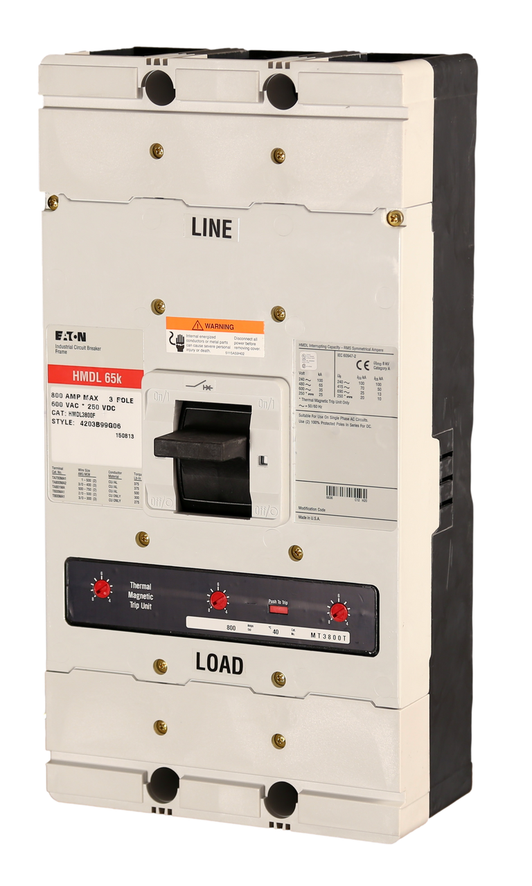 New or re-certified HMDL3800 Series C Eaton High Interrupting Circuit ...