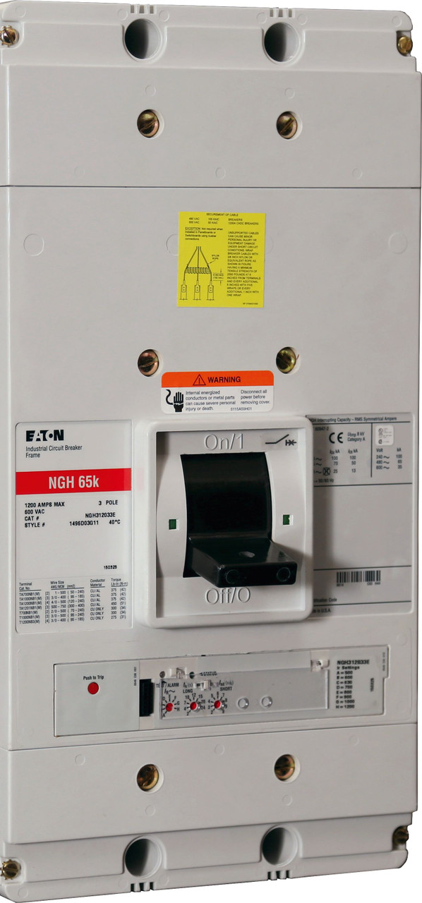 NGH312033E Model NGH 65k from Eaton Cutler Hammer Electronic RMS 310 ...