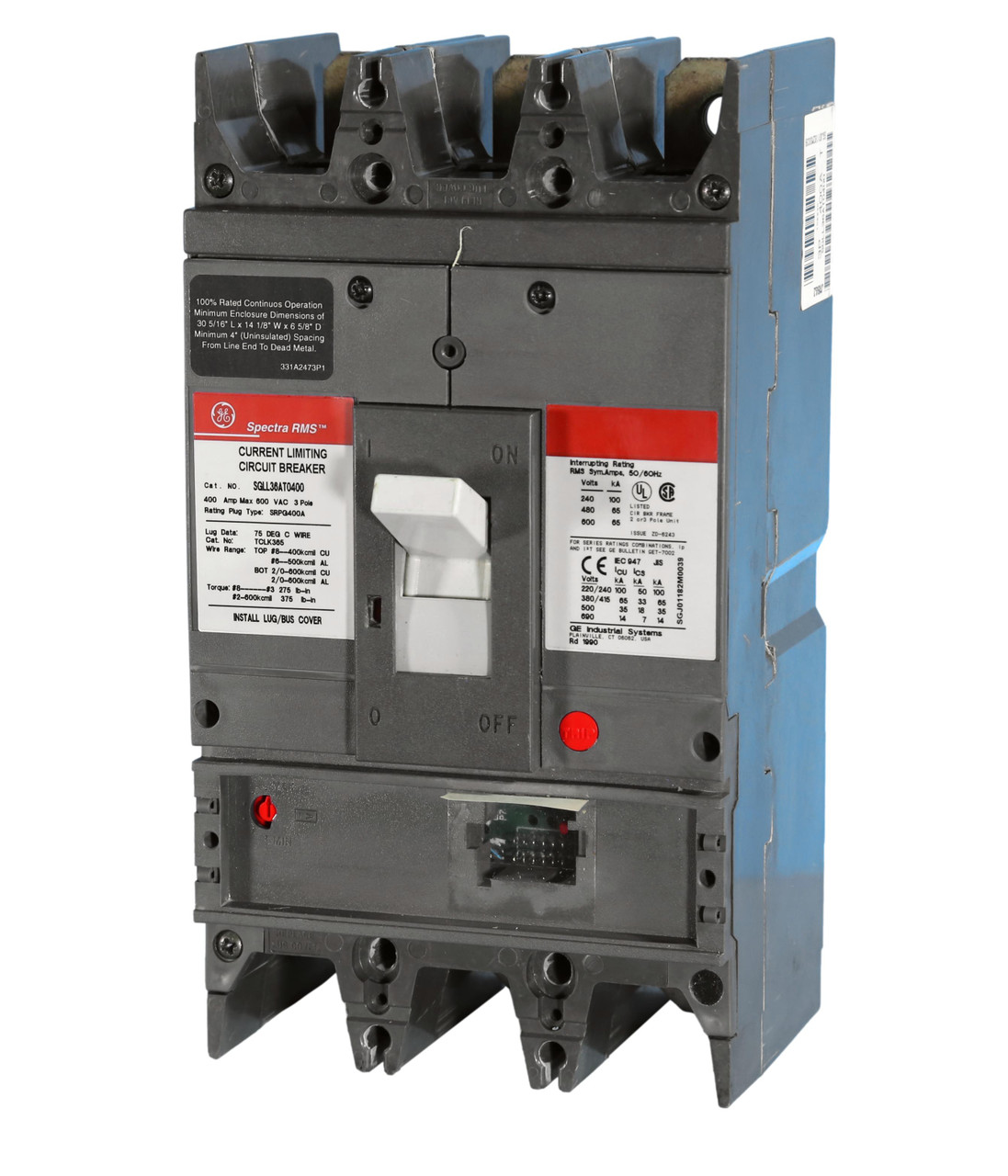 SGLL36AT0400 Spectra RMS Circuit Breaker by General Electric