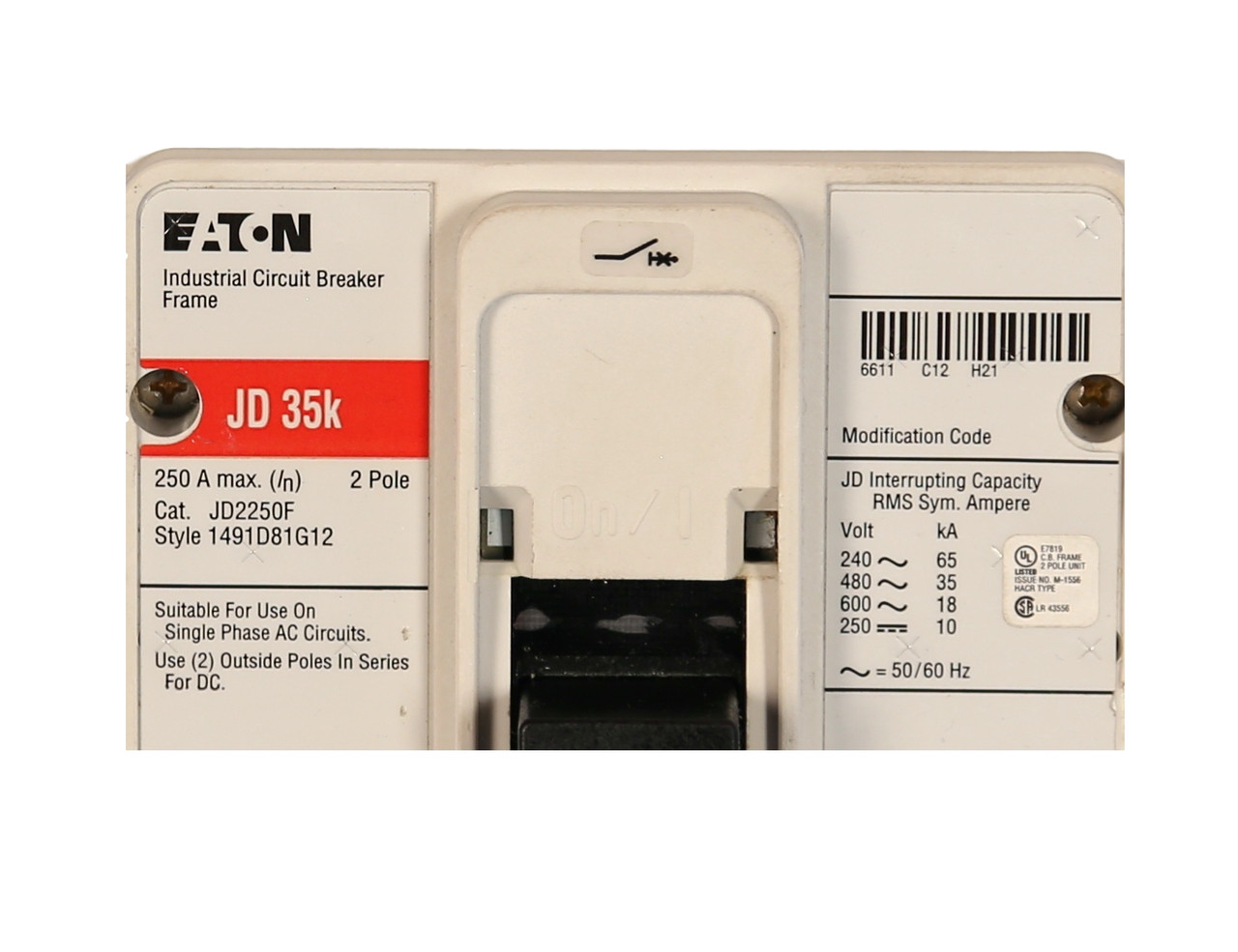 JD3200 Series C, 35k Eaton / Cutler- Hammer Circuit Breaker