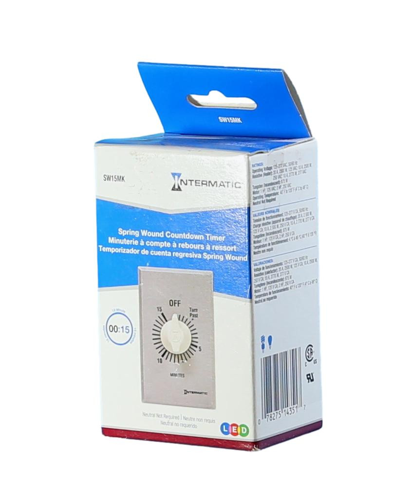 Attic Fan Timer Switch Intermatic 30 Minute Spring Wound Timer ...