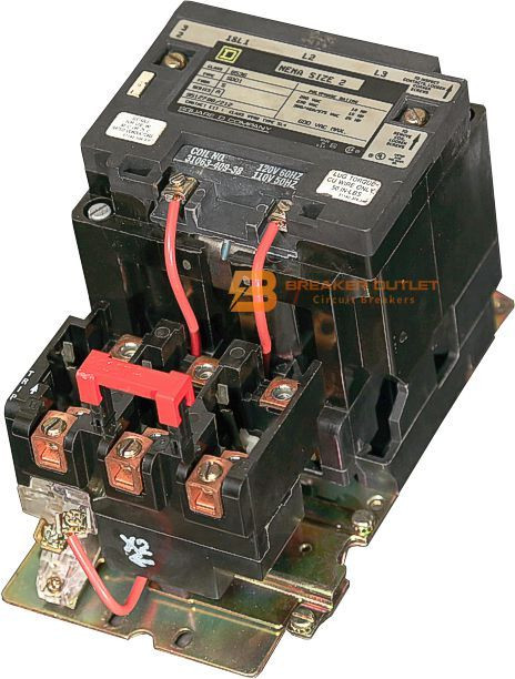 8536SDO1H30S Square D Size-2 Magnetic Starter Motor Logic - Breaker Outlet