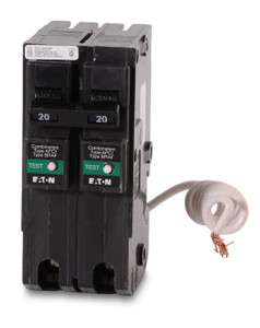 New BRL220CAF 2-Pole 30A Combination Arc Fault GFI Breaker