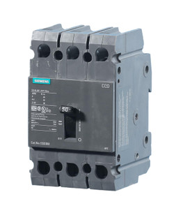 CQD350 Siemens Din Rail Feed-Thru 50 Amp Circuit Breaker - Breaker Outlet