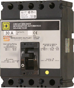 FCL34030 Square D High Interrupting Lug Circuit Breaker - Breaker Outlet