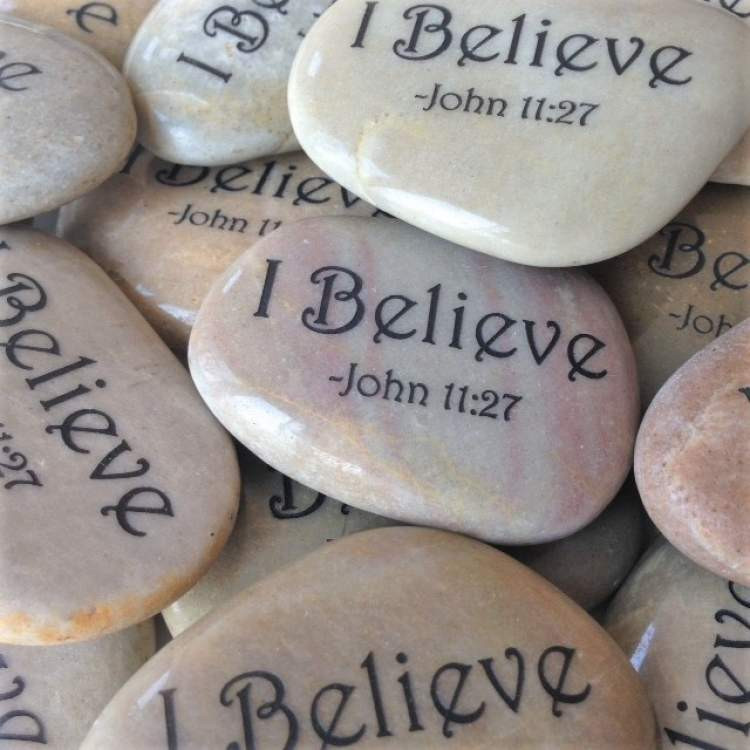 Let your Faith Shine Through with These Beautifully Engraved Rocks