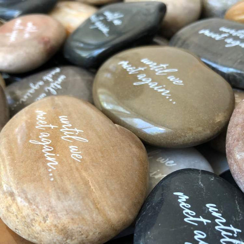 Goodbye for Now.... Until we Meet Again Keepsake Rocks