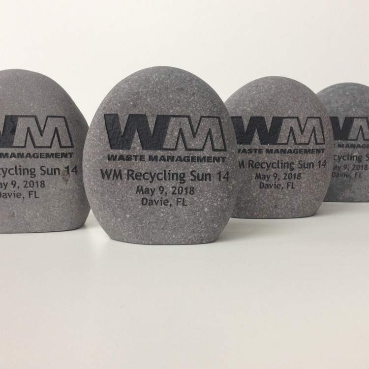 Recognition Award Personalized Desk Stone