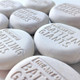 Engraved Stones with Words and Names for Special Events