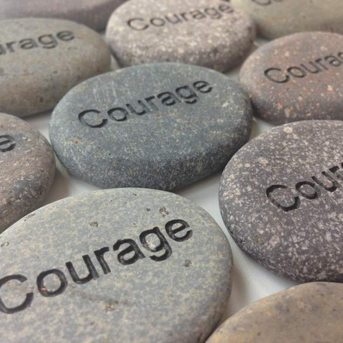 Natural Flat Gray Rocks Hold and Display your Words