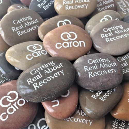 Natural Engraved River Rocks Personalized with Your Message