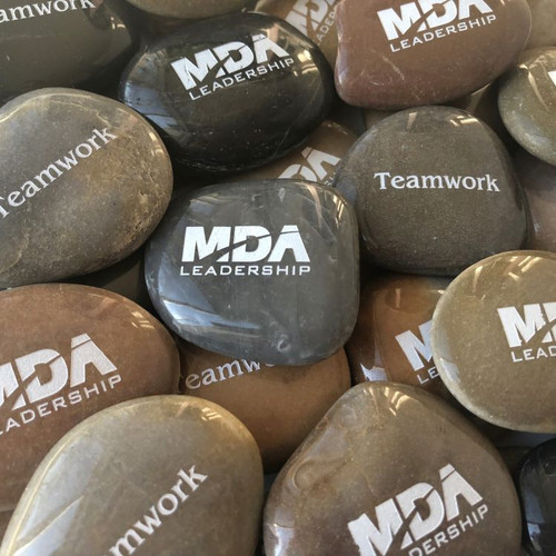 Natural Engraved River Rocks Personalized with Your Message