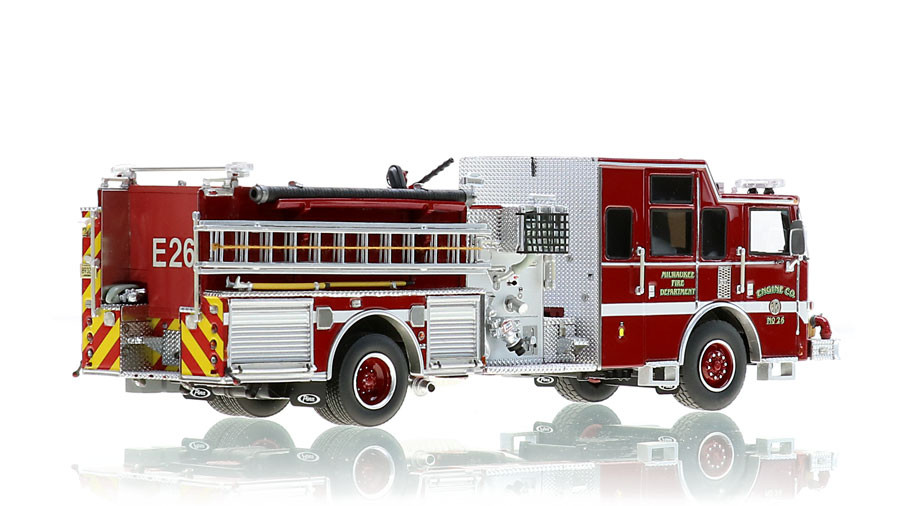 Fire Replicas Milwaukee Fire Department Engine 26 Scale Model