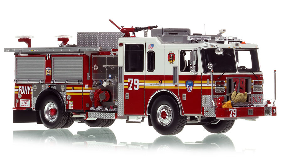 Fire Replicas FDNY 2021 Seagrave Attacker HD Engine 79 - Bronx Scale Model