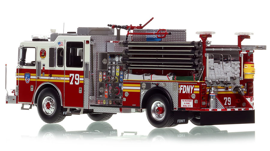 Fire Replicas FDNY 2021 Seagrave Attacker HD Engine 79 - Bronx Scale Model