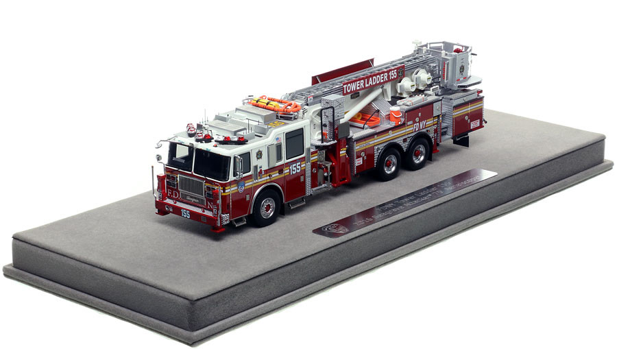 Fire Replicas FDNY 2016 Seagrave Attacker 75' Tower Ladder 155 - Queens ...