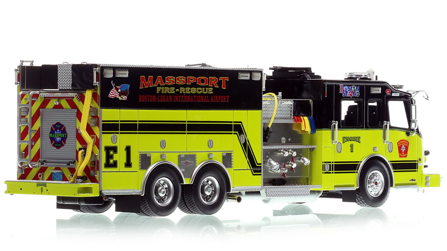 Fire Replicas Massport Fire-Rescue 2019 Rosenbauer Commander Engine 1 ...