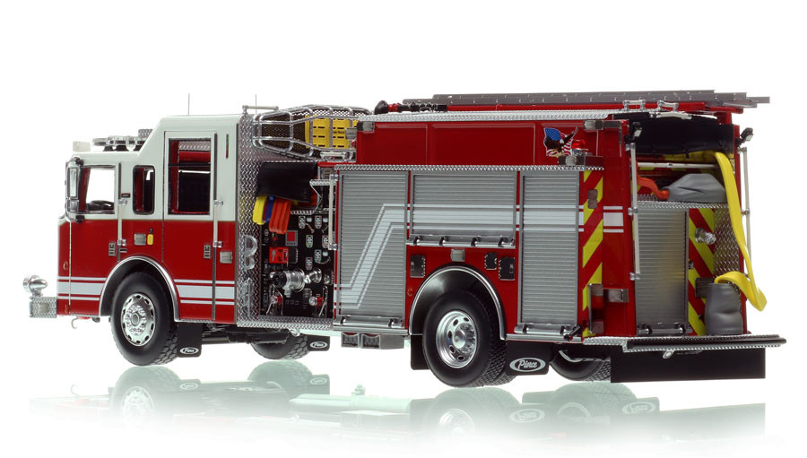 Fire Replicas 2025 Limited Edition Pierce Dash Engine - White over Red ...