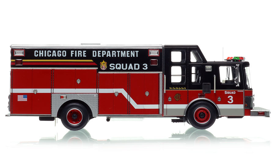 Fire Replicas Chicago Fire TV Series 1996 HME/Saulsbury Squad 3