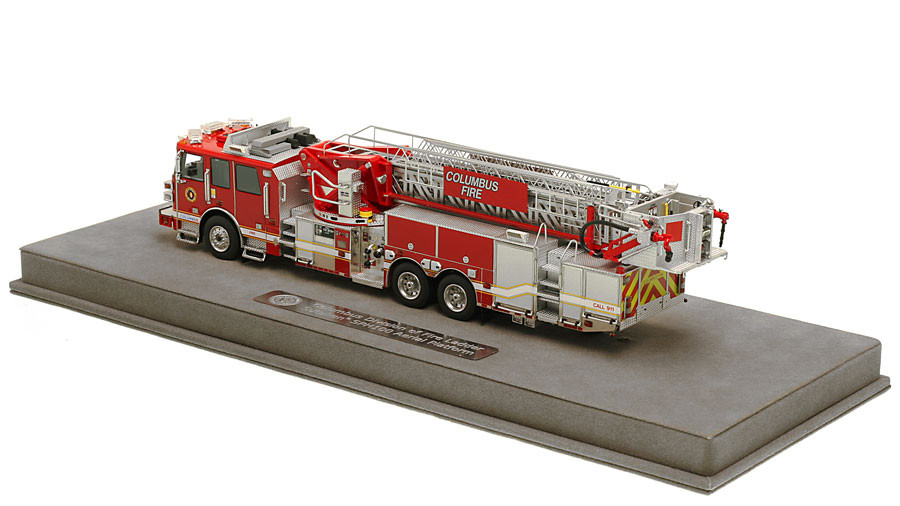 Fire Replicas Columbus Division of Fire Sutphen SPH100 Aerial Platform ...
