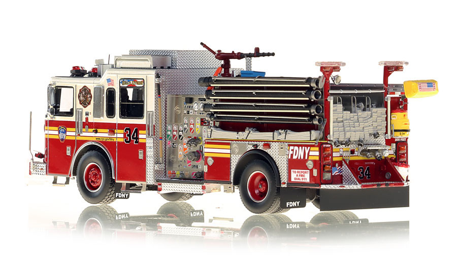 Fire Replicas FDNY Seagrave Engine 34 Scale Model