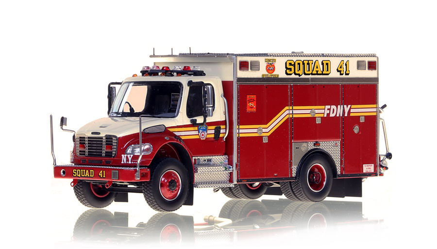 Fire Replicas FDNY Squad 41 - 2nd Piece Freightliner M2 Scale Model