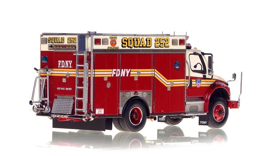 Fire Replicas FDNY Squad 252 - 2nd Piece Freightliner M2 Scale Model