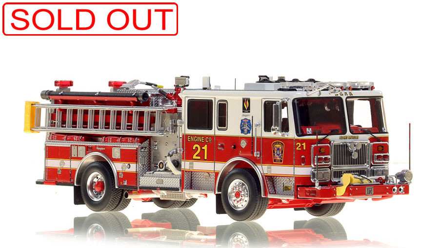 Fire Replicas D.C. Fire & EMS Seagrave Capitol Engine 21 Scale Model