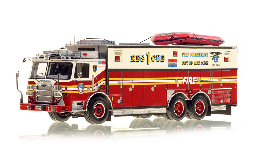 Fire Replicas FDNY Rescue 1 - Manhattan - Pierce Arrow XT Scale Model