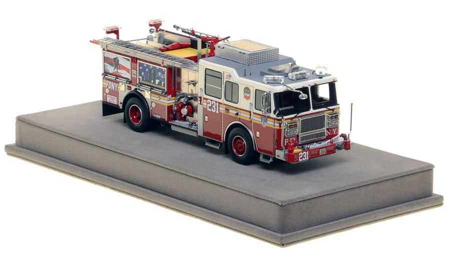 Fire Replicas FDNY Seagrave Engine 231 - Brooklyn Scale Model
