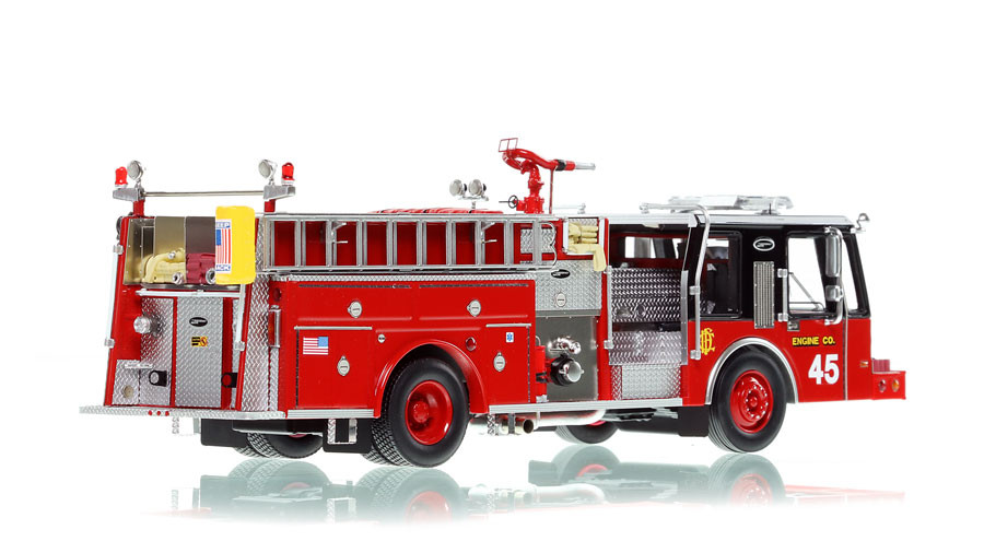 Fire Replicas Chicago Fire Department E-One Hurricane Engine 45 Scale Model