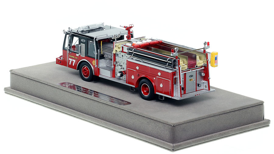 Fire Replicas Chicago Fire Department E-One Hurricane Engine 77 Scale Model