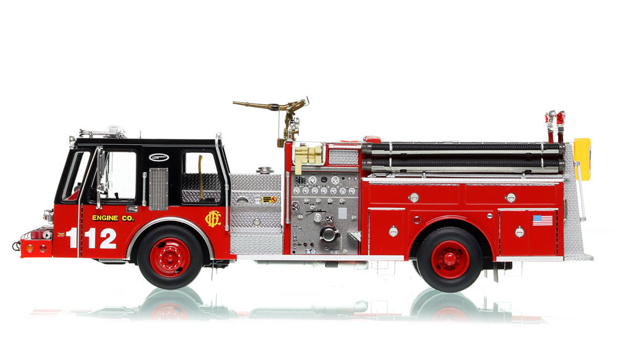Fire Replicas Chicago Fire Department E-One Hurricane Engine 112 Scale ...